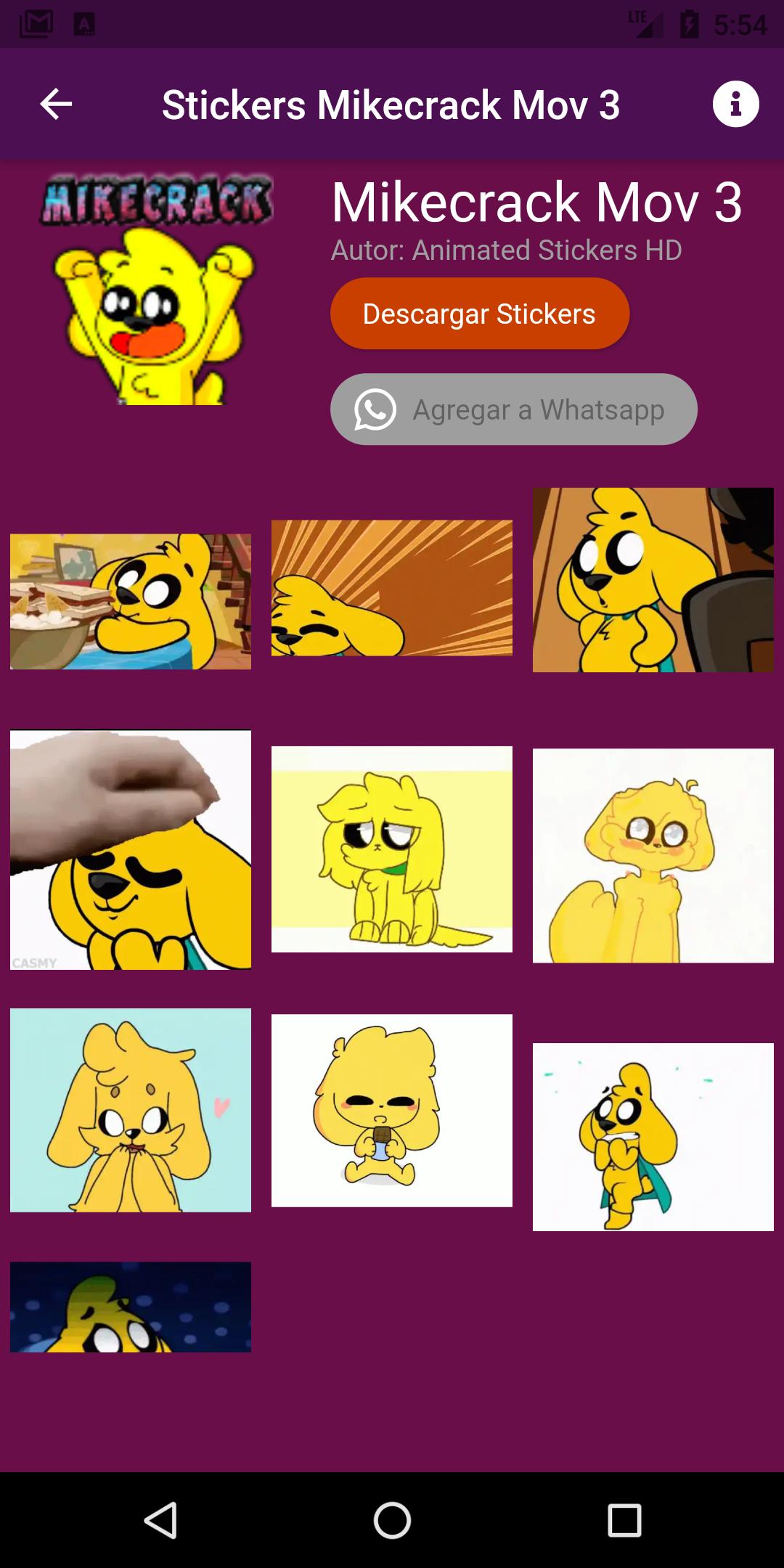 Download Stickers Animados de Mikecrack android on PC