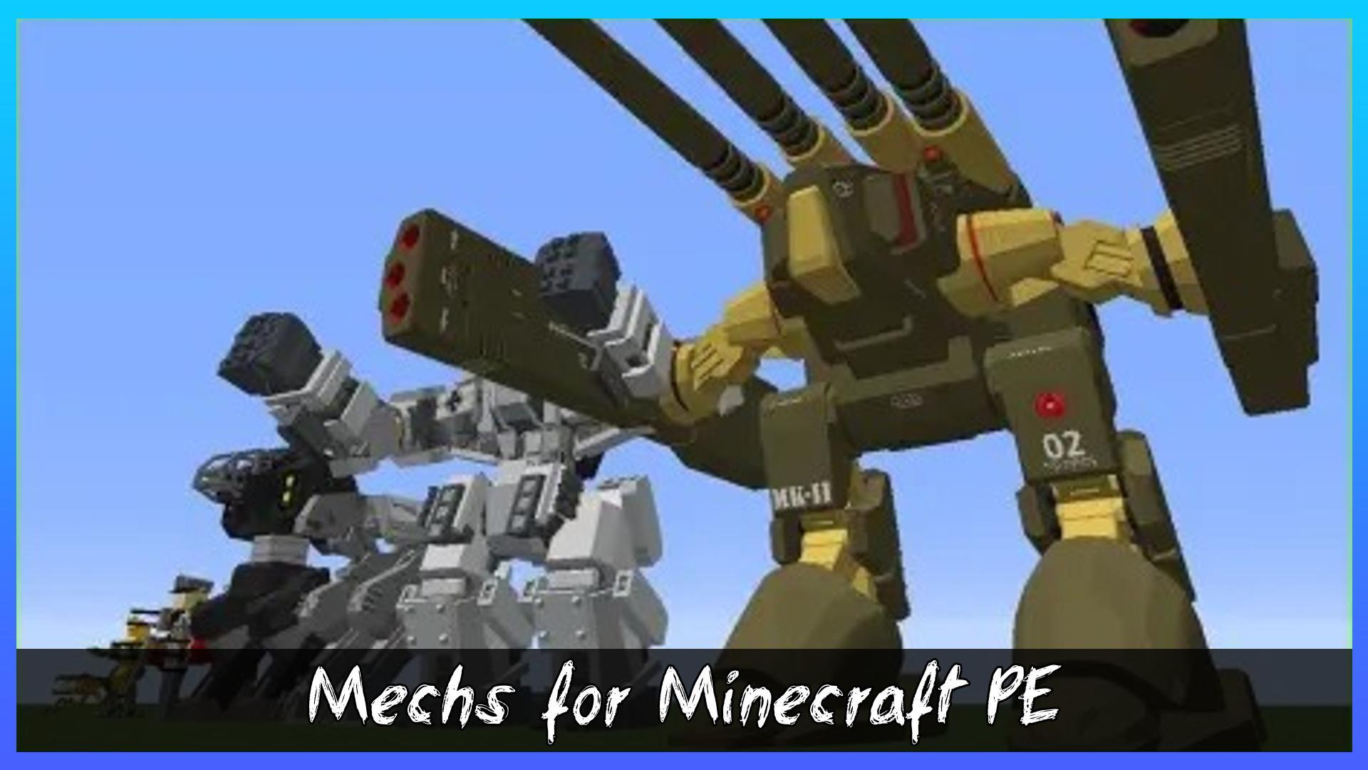 Download Mechs Mod for Minecraft PE android on PC