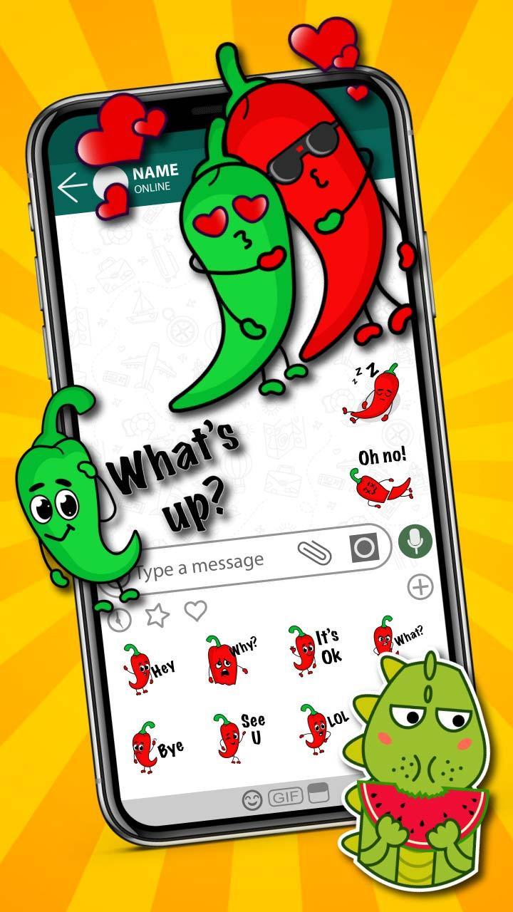 Unduh Stiker Emoji Fun Chili di PC | Resmi GameLoop