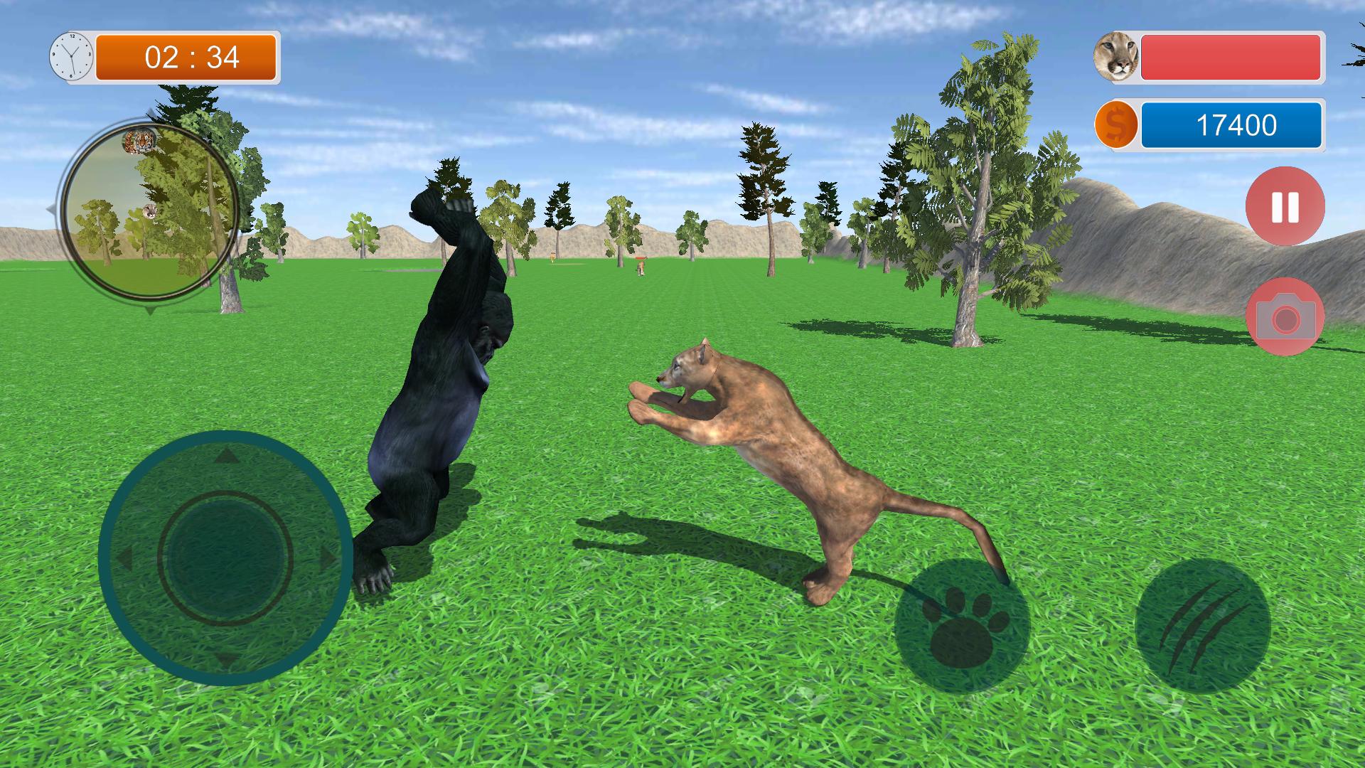Download Wild Cougar Simulator 3D android on PC