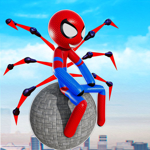 Download Spider Stickman Rope Hero Man android on PC