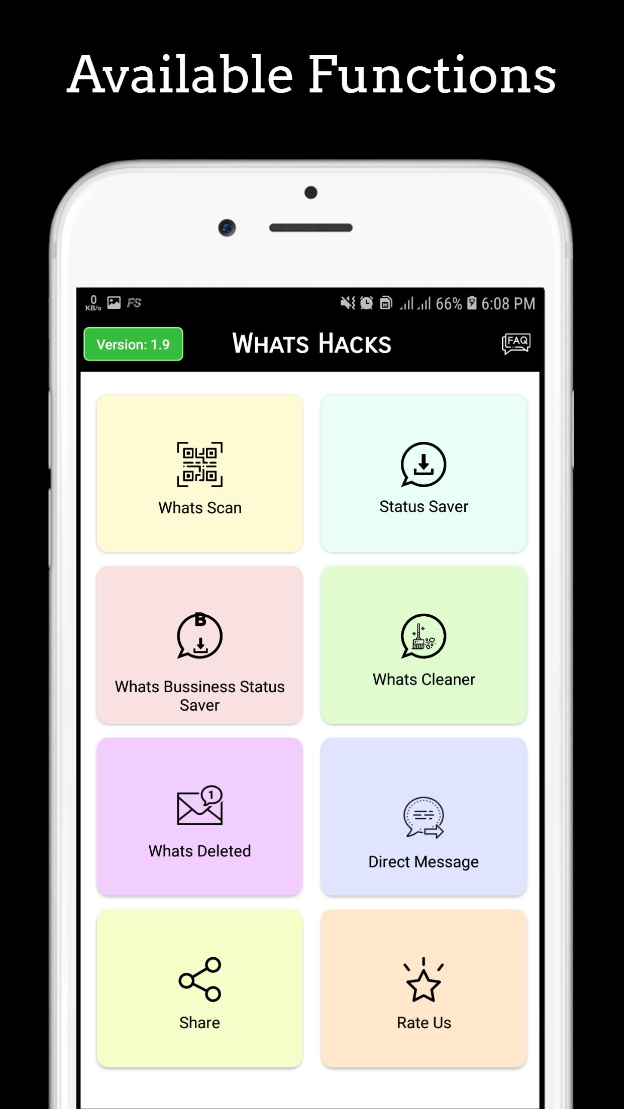 PCにWhats Hacks : Status Saver and many othersをダウンロードする| GameLoopオフィシャル