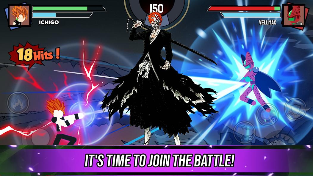 Download Stickman Ichigo Battle Fight android on PC