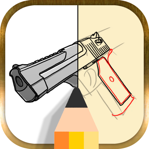 Download How to draw weapons step by st android on PC