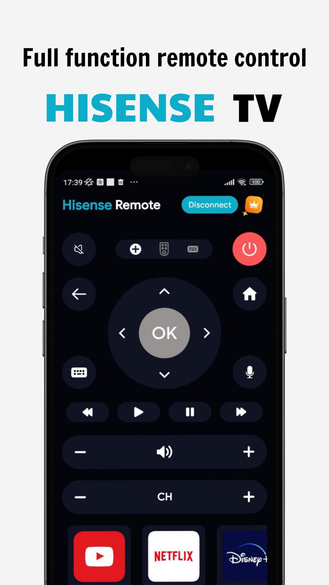 Remote for Hisense Smart TV'yı PC'ye indirin | GameLoop Yetkilisi