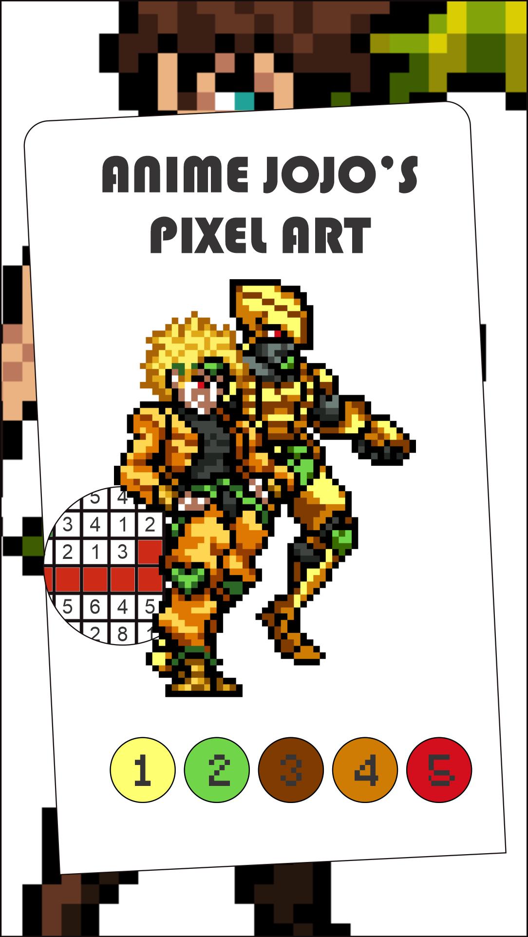 Descargar Jojo Anime Coloring Pixel Art en PC | GameLoop Oficial