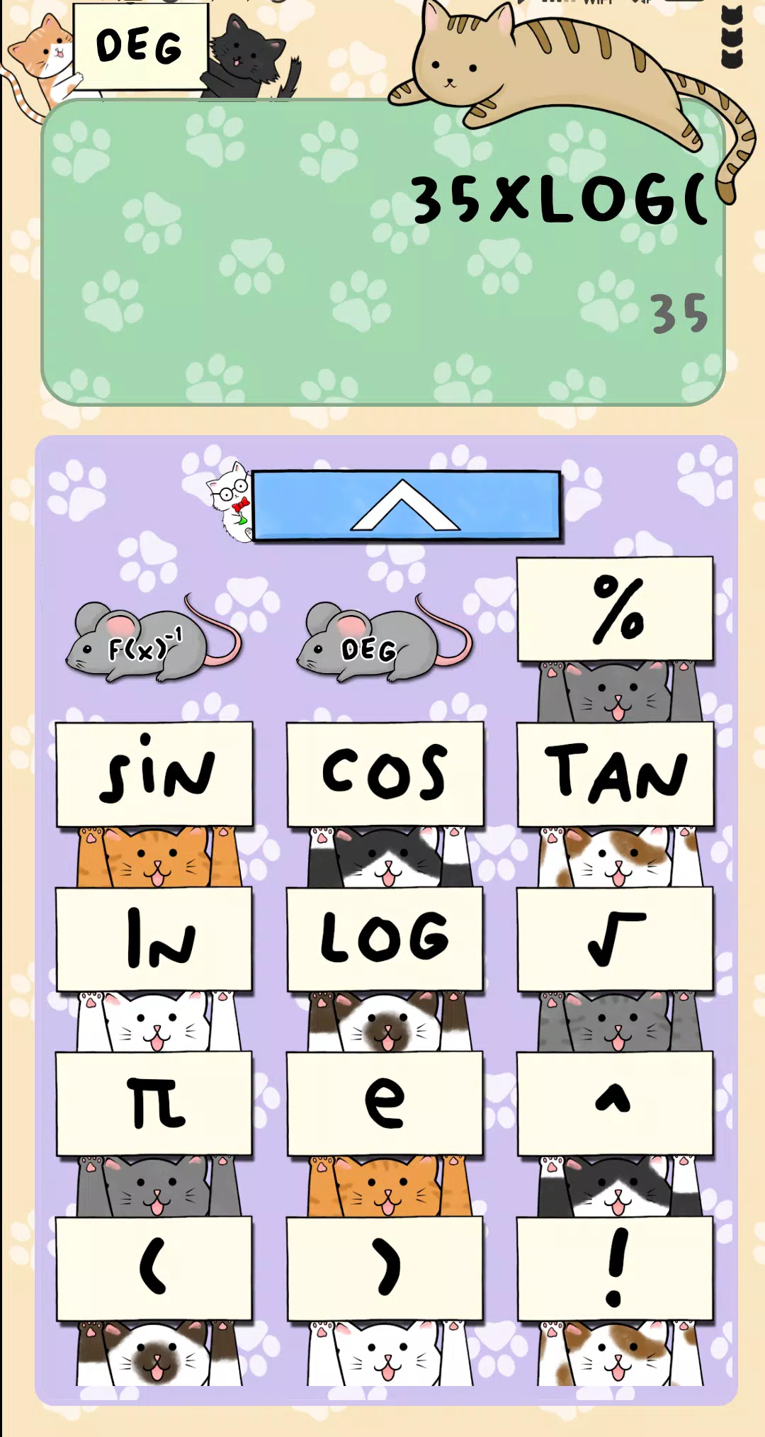 تنزيل Catsculator - Cute cats scientific calculator على جهاز الكمبيوتر | مسؤول GameLoop