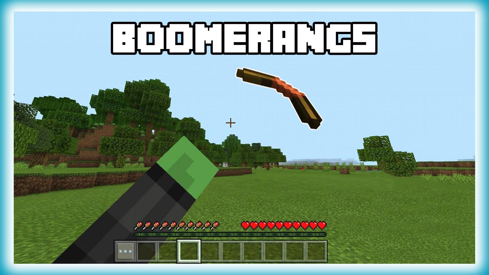 Download Boomerang Mod for Minecraft android on PC