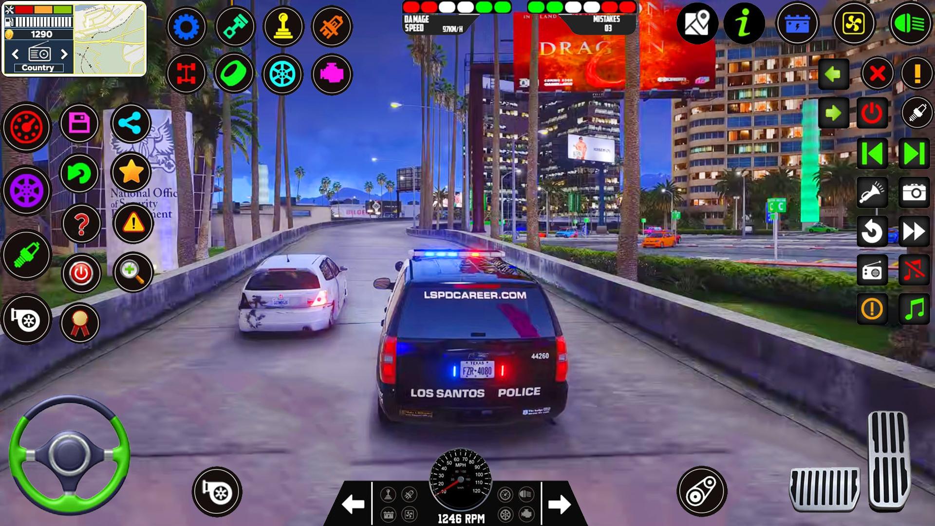 Descargar Police Car Sim Cop Game 2024 en PC | GameLoop Oficial