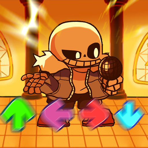 Download FNF Indie Cross Sans Skin Mod android on PC