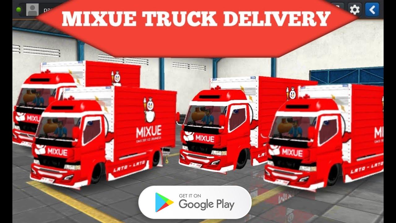 Download Mod Bussid Truk Box Mixue android on PC