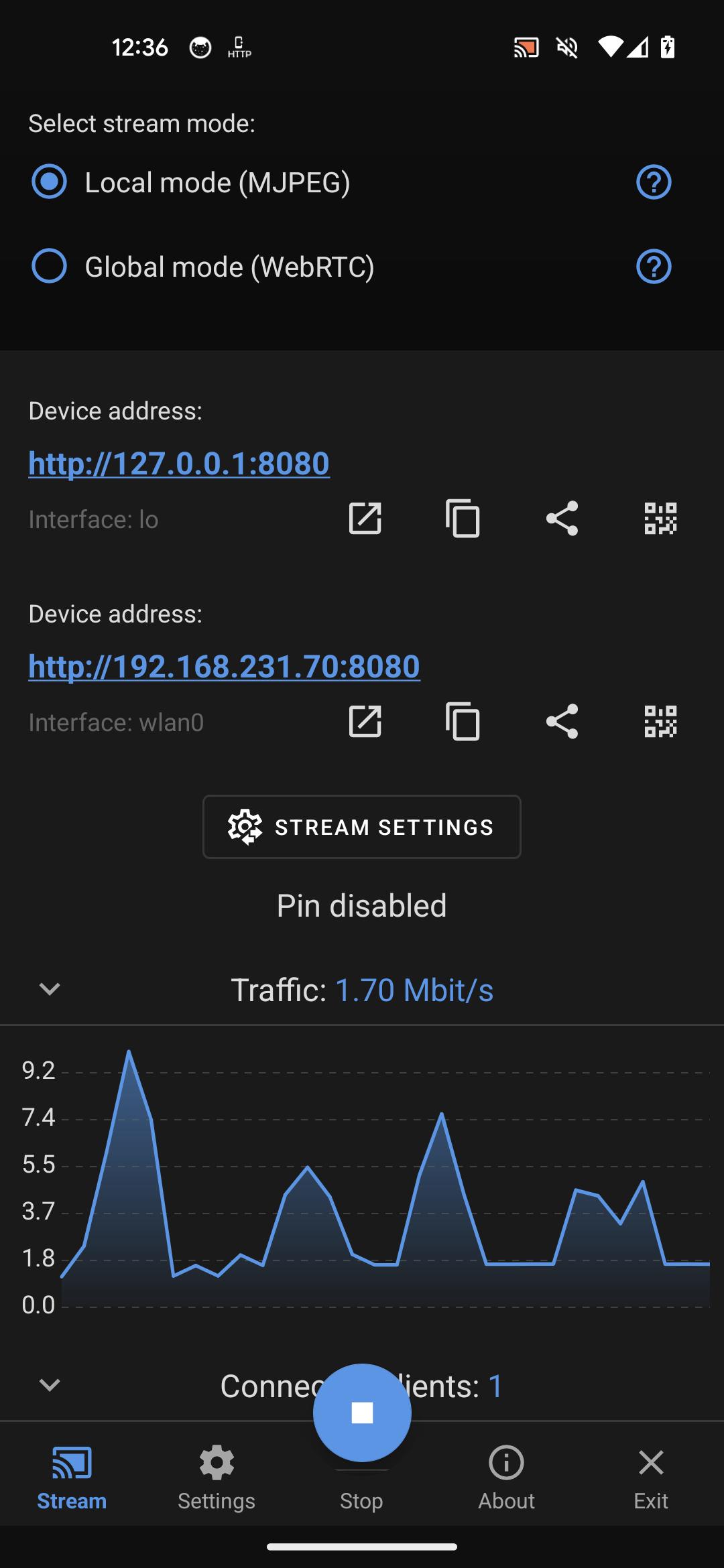Download ScreenStream android on PC