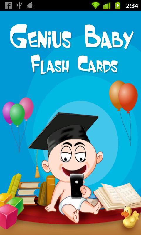 Download Genius Baby Flashcards 4 Kids android on PC