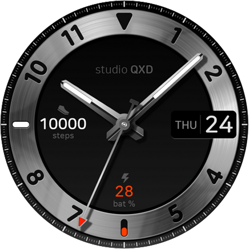 Download Chrome Basic Watch Face android on PC