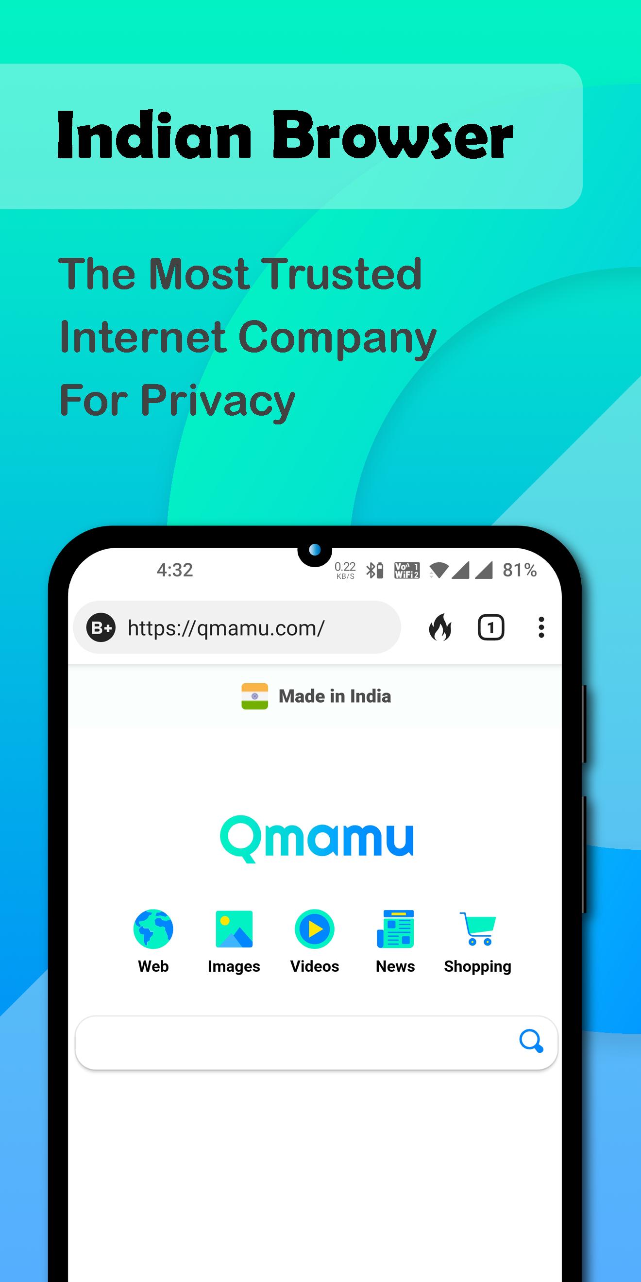 Download Qmamu Browser & Search Engine android on PC
