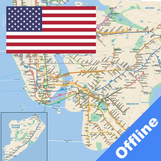 Download New York Subway – offline MTA map of NYC android on PC