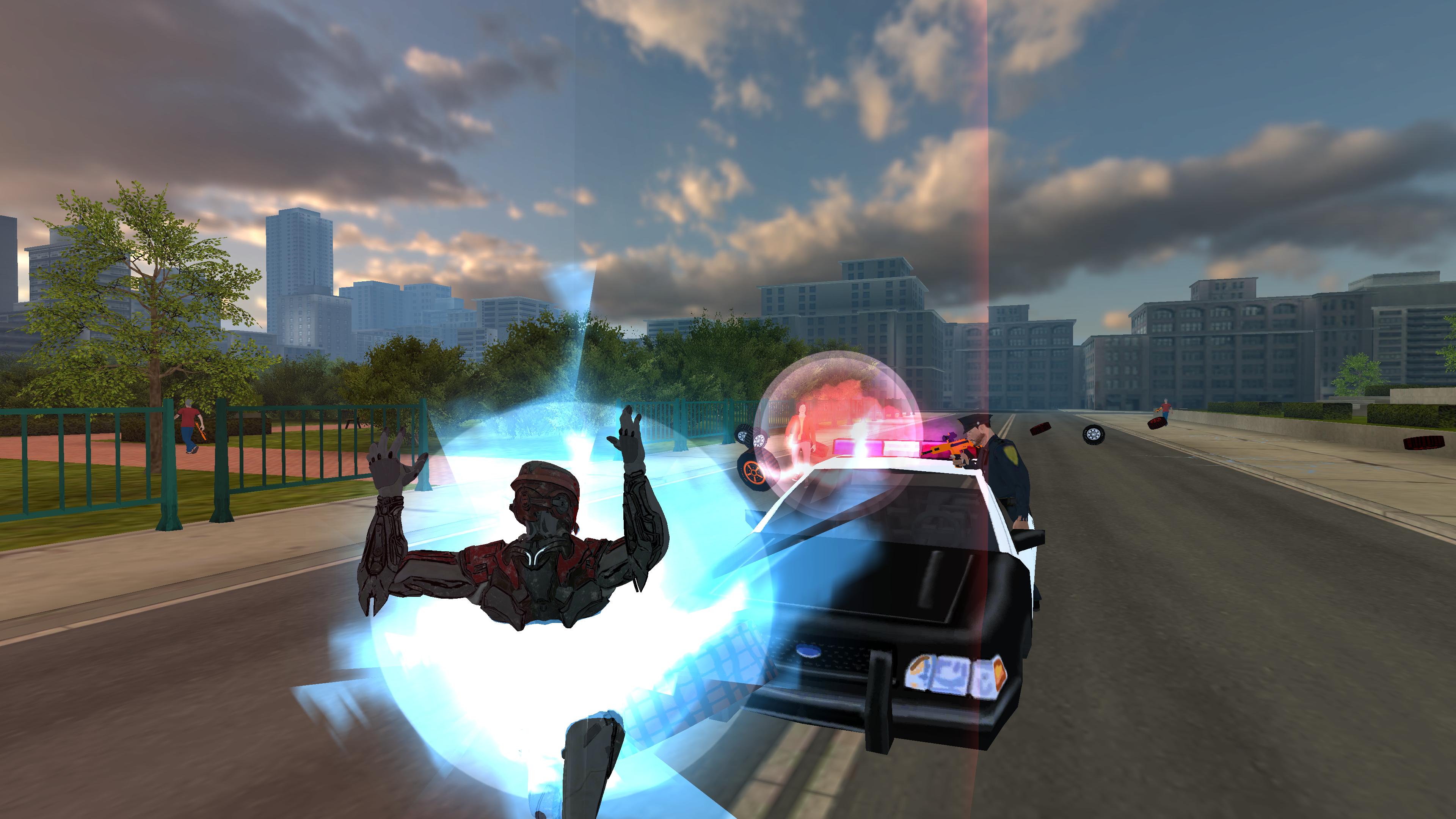 Download Iron 3d Robot Game Offline android on PC