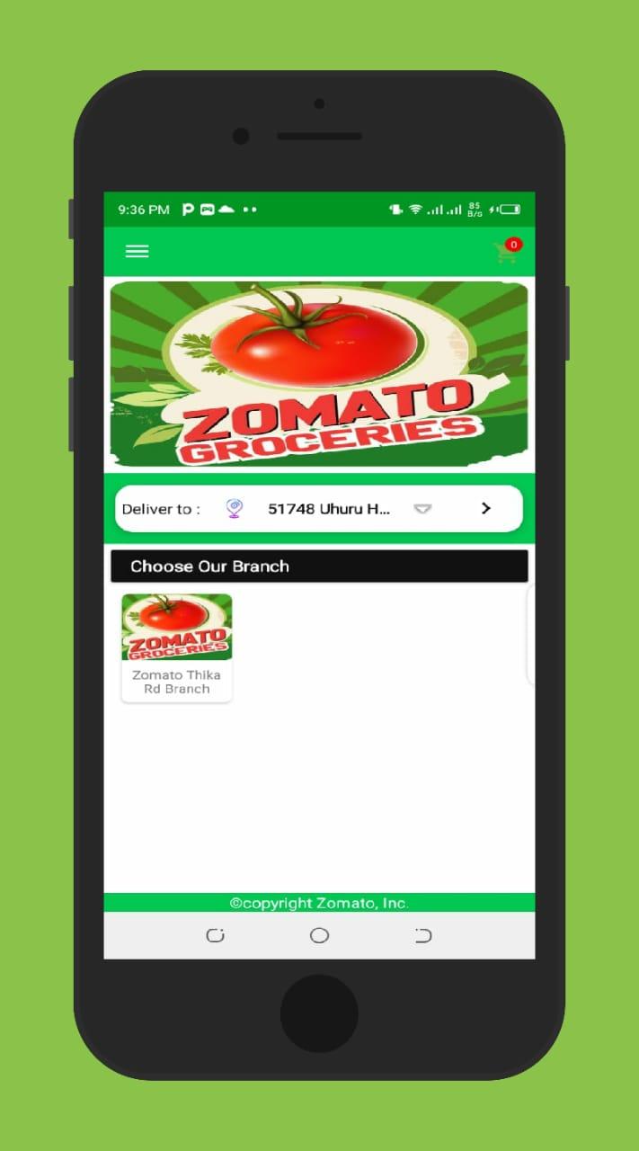 Download Zomato android on PC