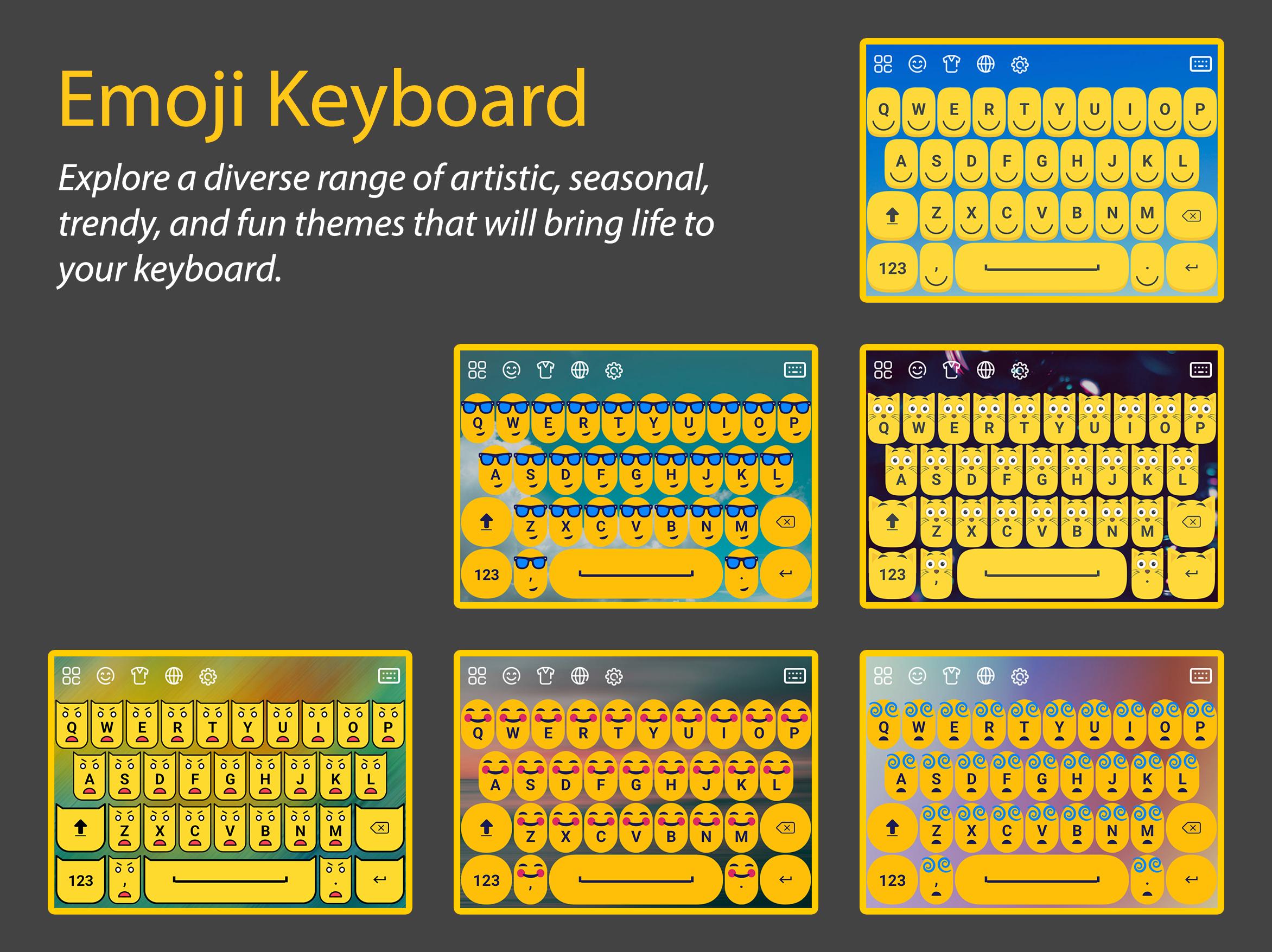 Download Moji Keyboard - Emoji Themes android on PC