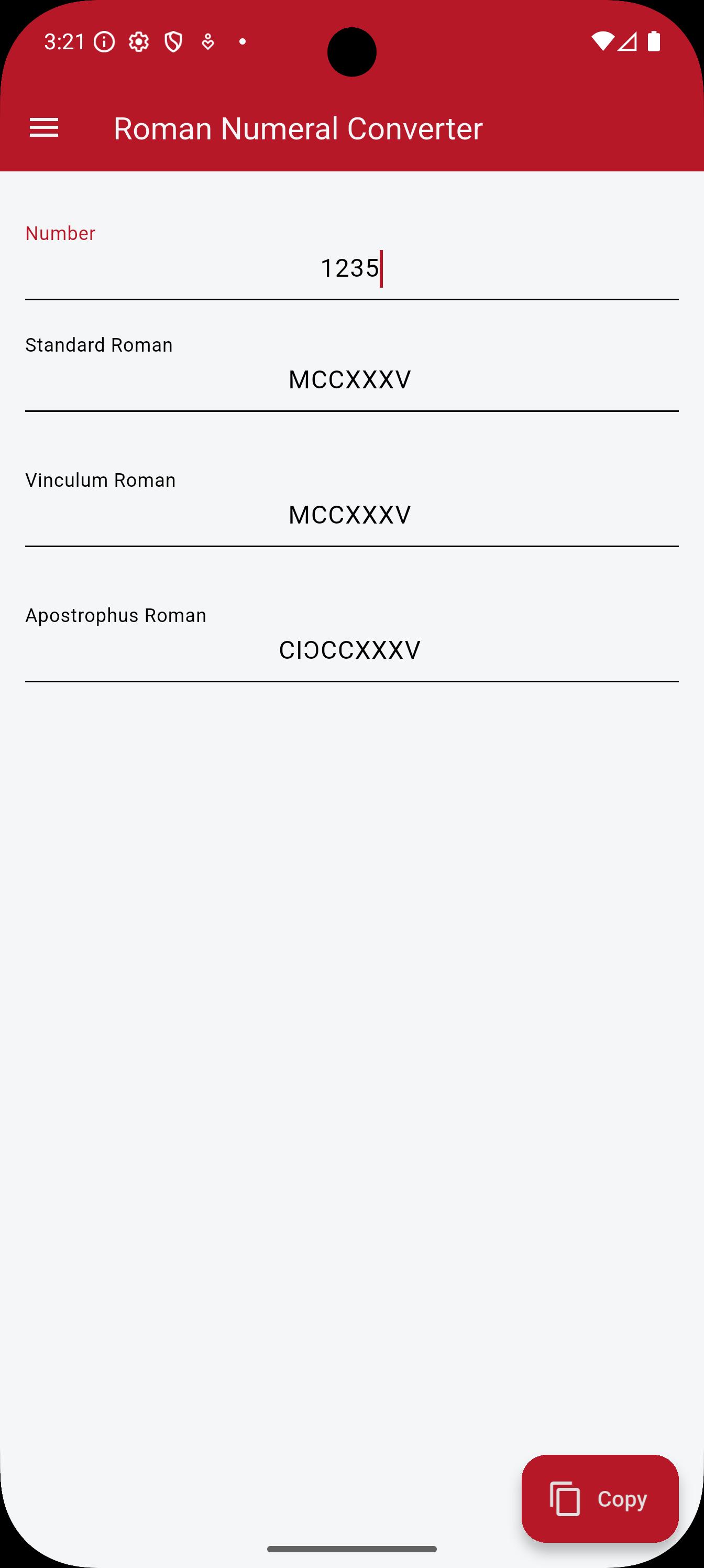 Download Roman Numeral Converter android on PC