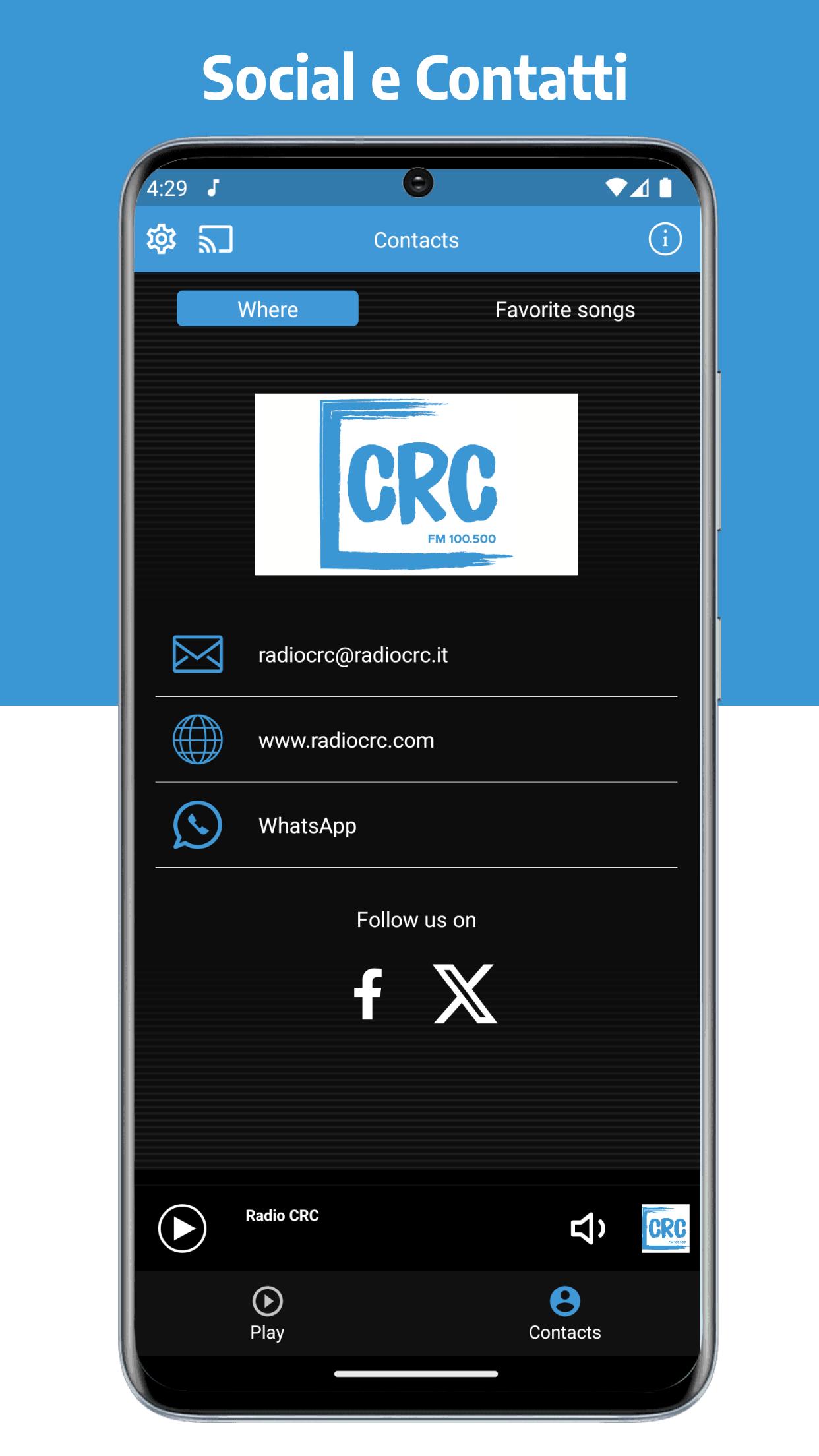 Download Radio CRC android on PC