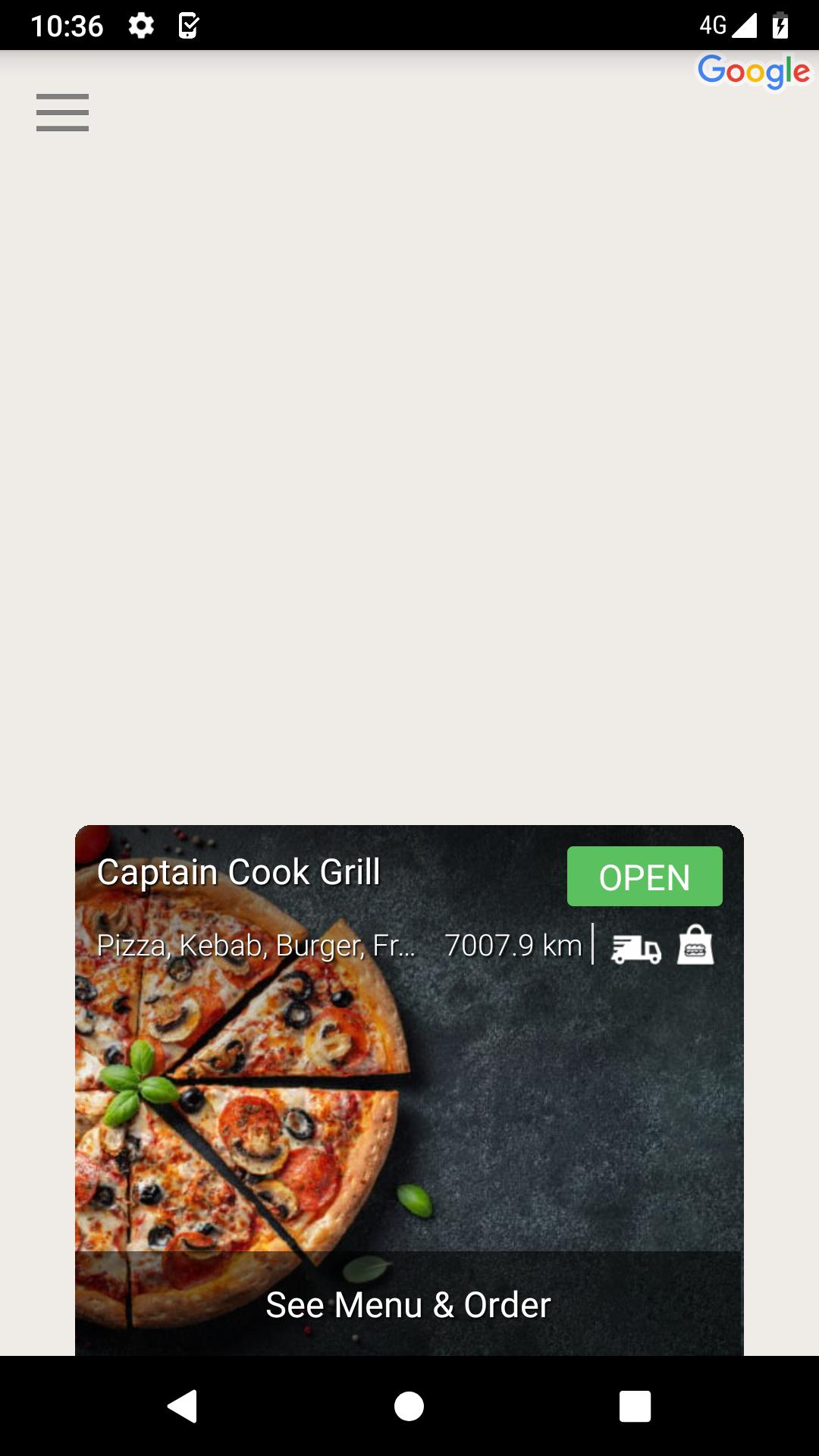 Download Captain Cook Grill android on PC