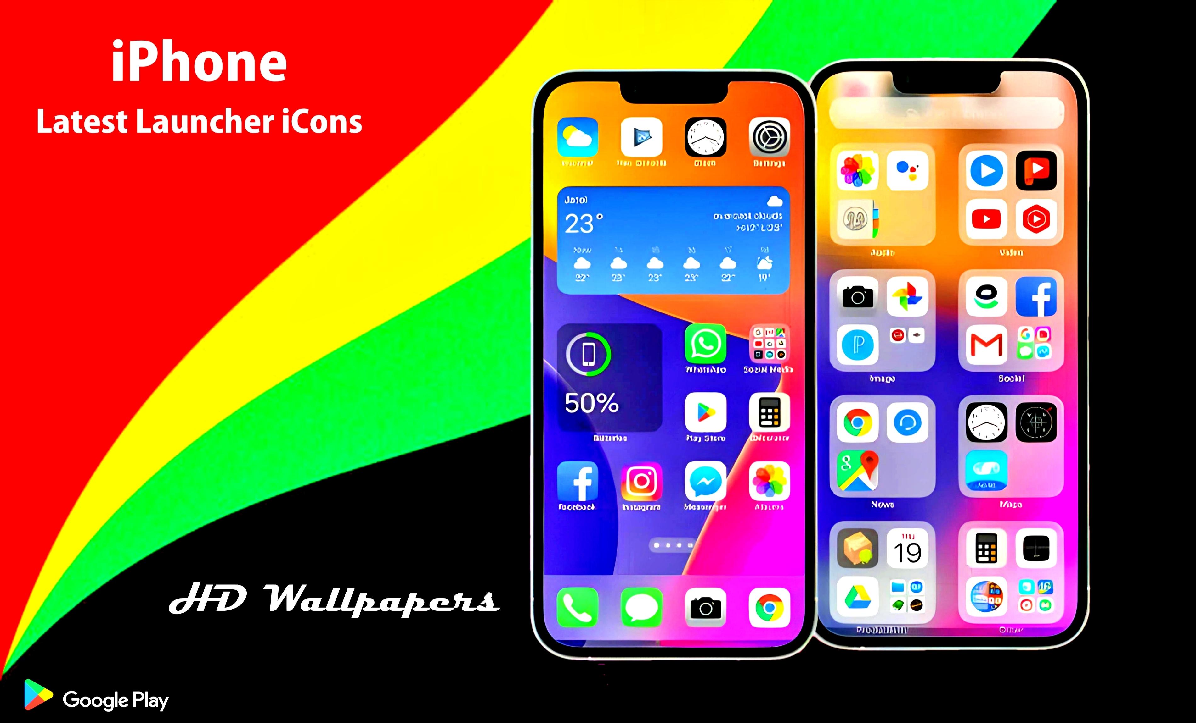 Download iPhone Launcher Wallpapers android on PC