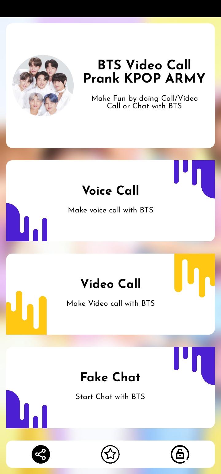 تنزيل BTS Video Call Prank Kpop Army على جهاز الكمبيوتر | مسؤول GameLoop