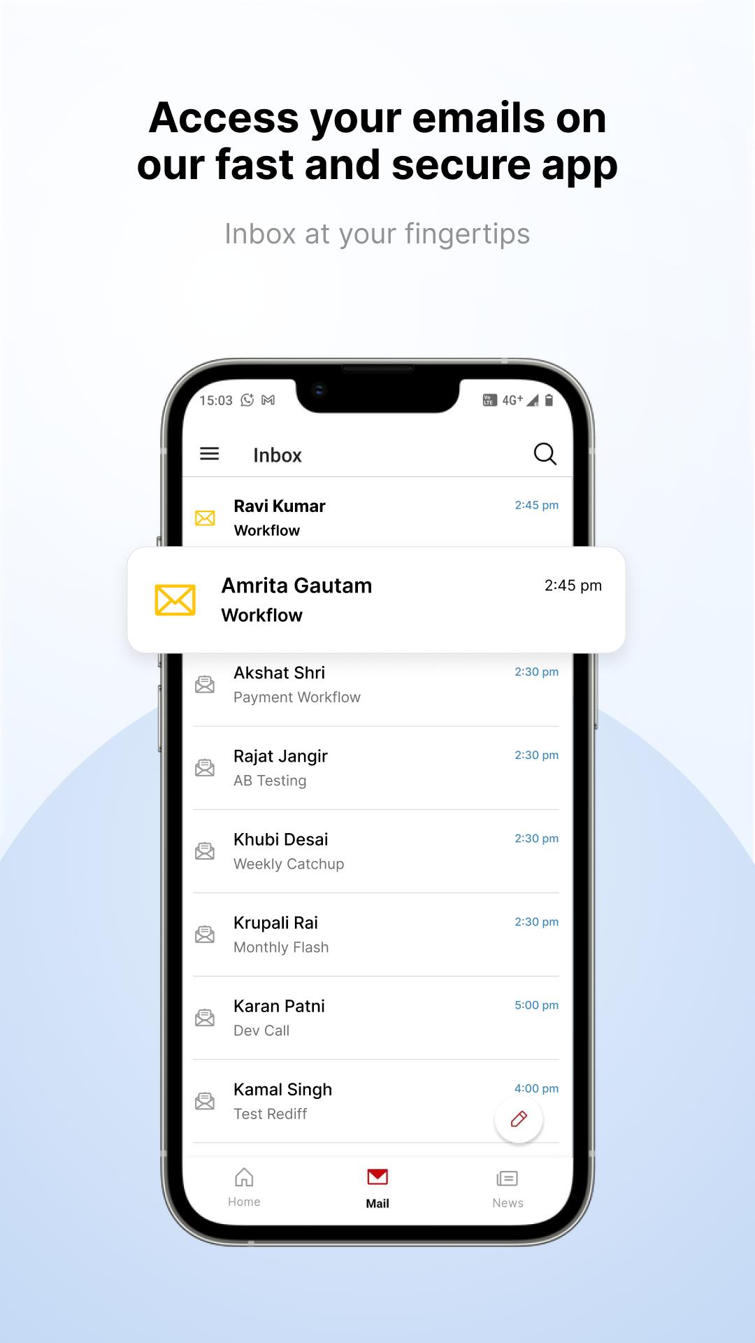 Download Rediff android on PC
