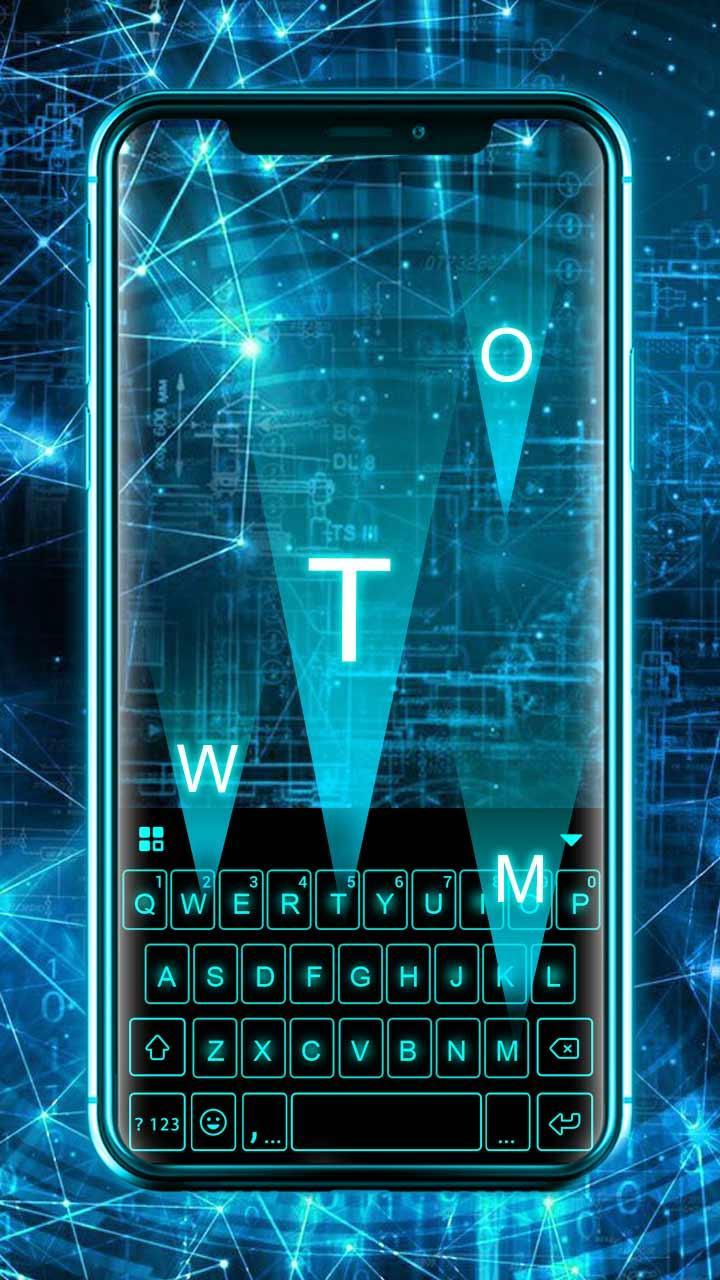 Download Tech 3D LED Live Theme android on PC
