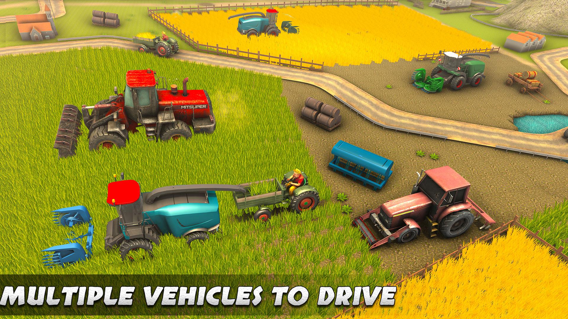 Download Farm Simulator: Tractor Games android on PC