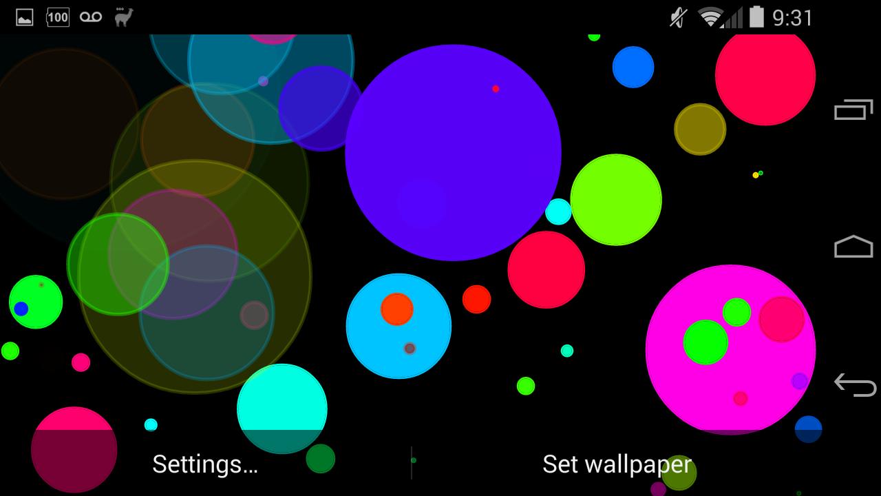 Download Bouncing Bubble Live Wallpaper android on PC
