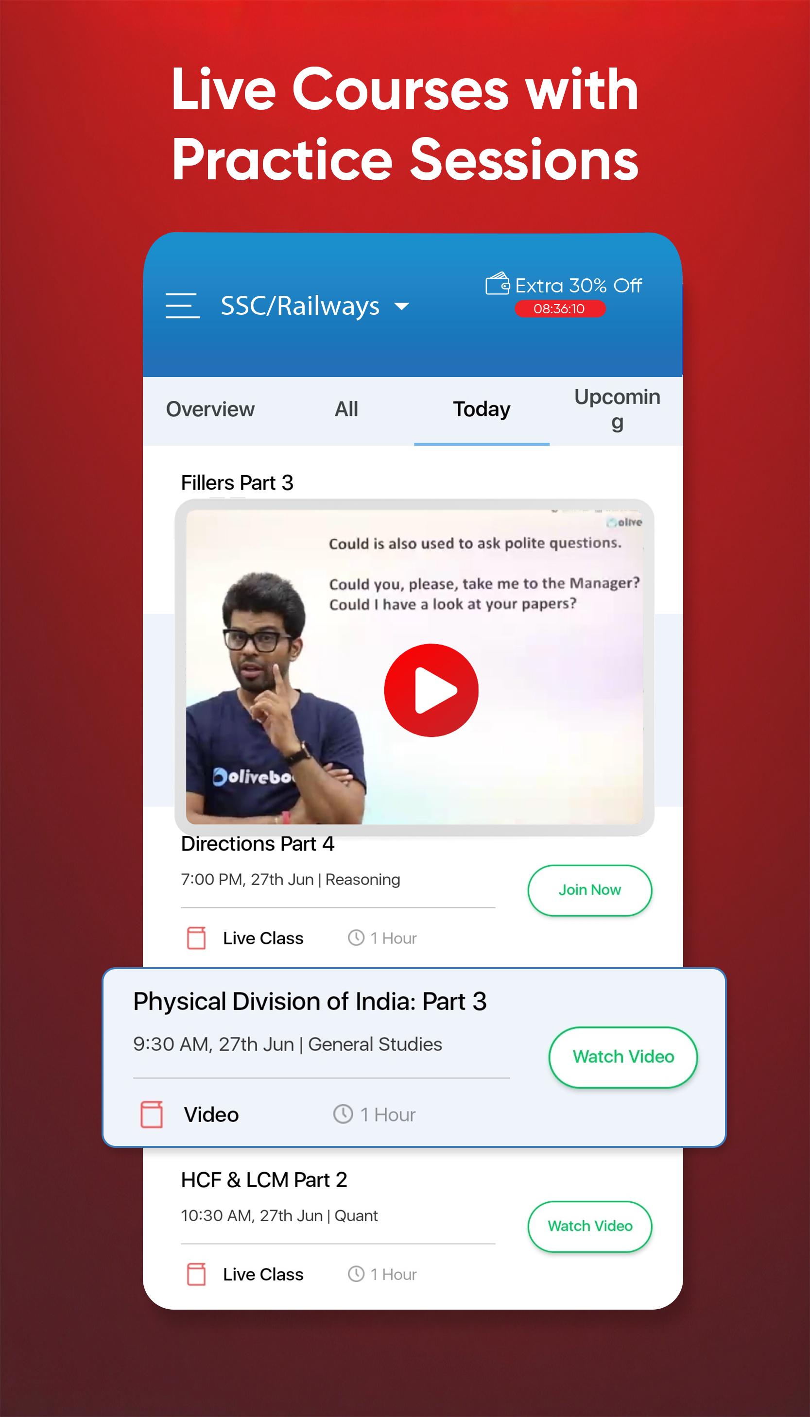Download Oliveboard SSC Exam Prep App android on PC