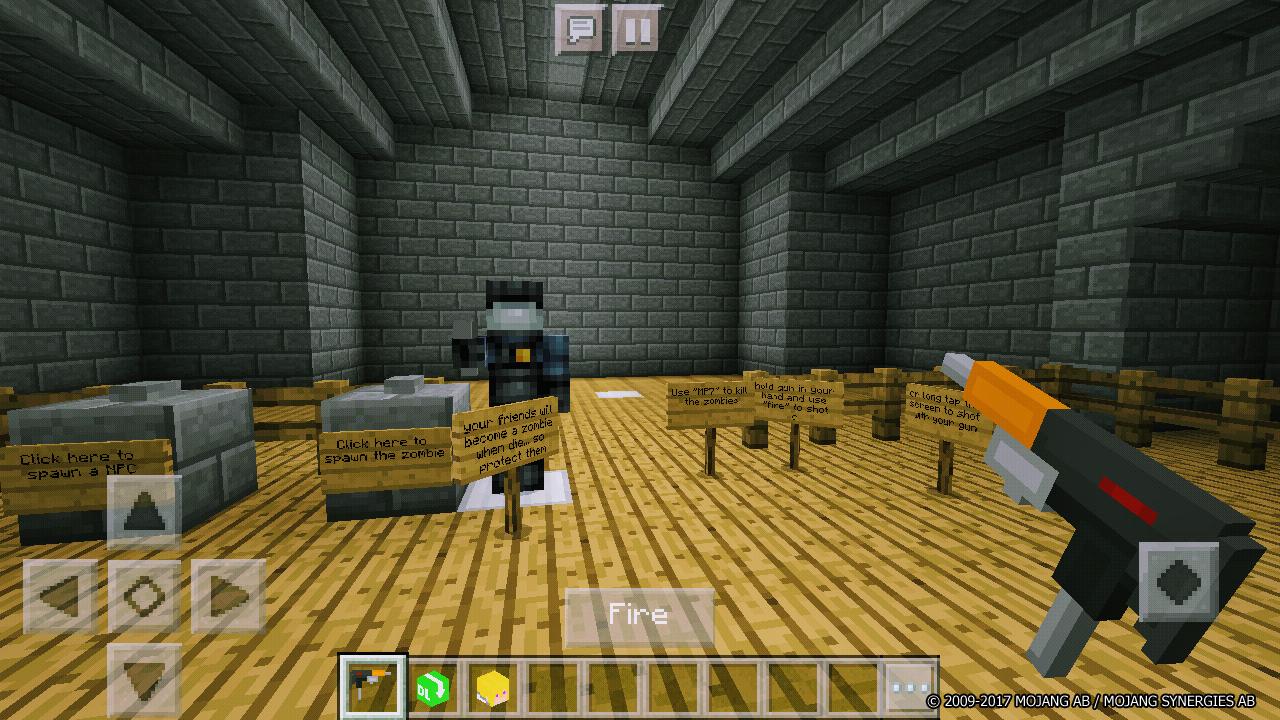 Download The Zombie Extreme Minecraft Shooter Map android on PC