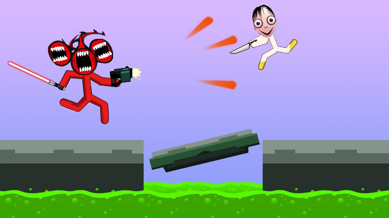 Download Momo Horror Stickman Fighting android on PC