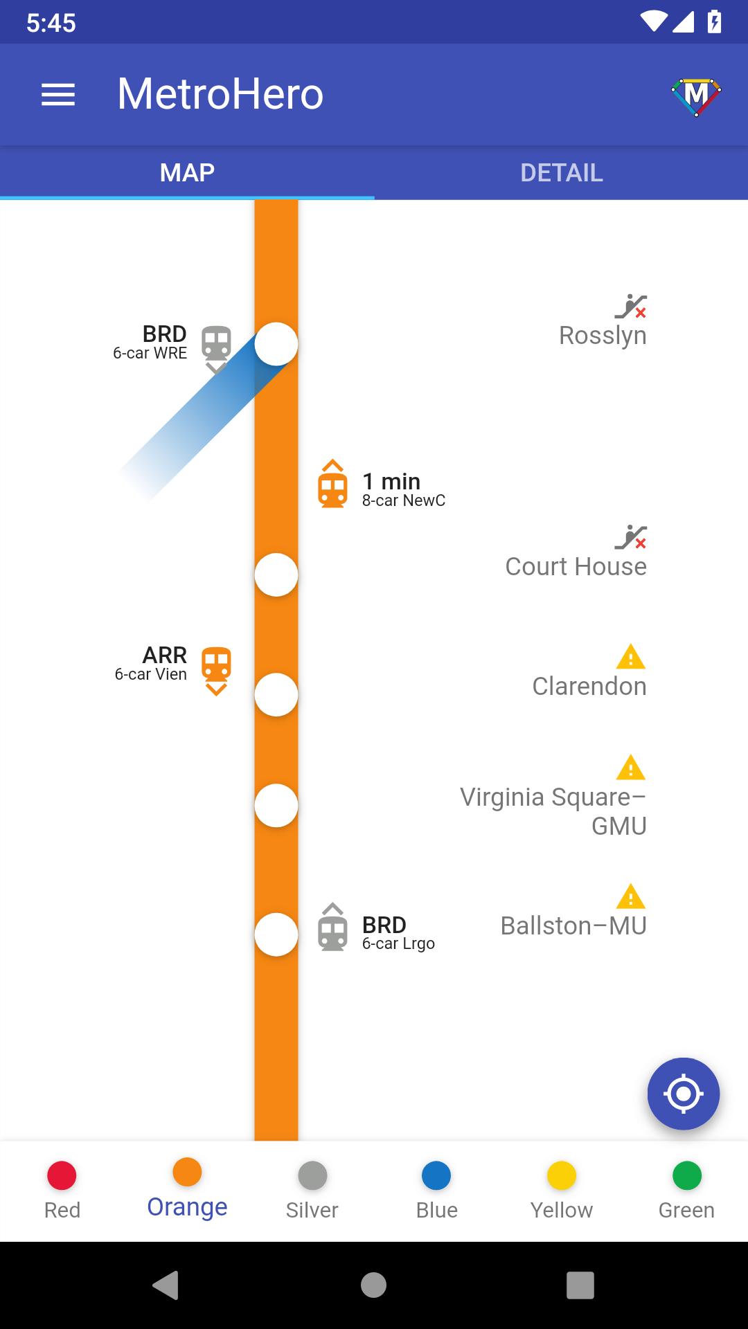 Download MetroHero: WMATA DC Metrorail android on PC