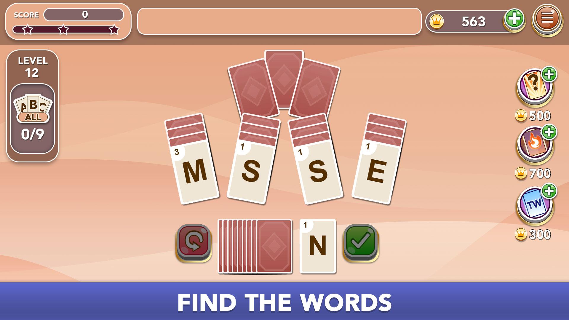 Download Word Deal Card Game Word Games android on PC