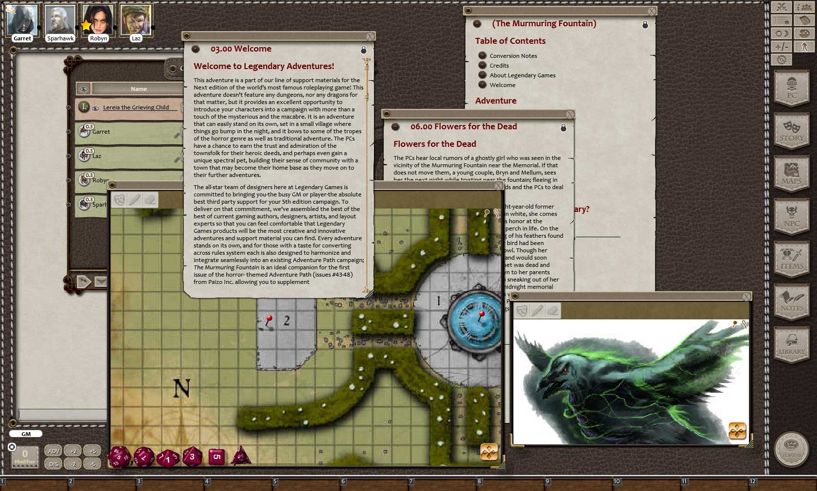 Download Fantasy Grounds - 5E: The Murmuring Fountain Free and Play on PC