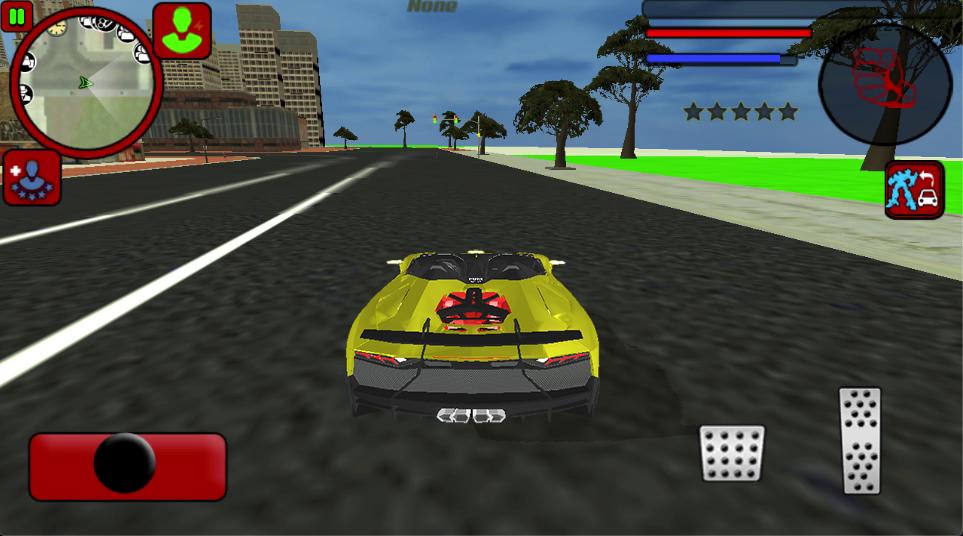Download Car Robot Transform Futuristic Supercar android on PC