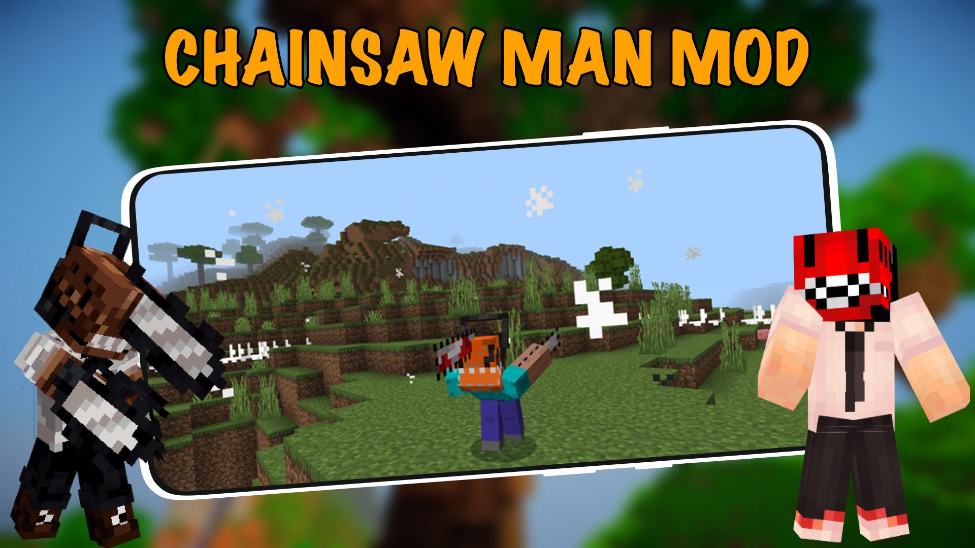 Chainsaw Man Mod Addon De CHAINSAW MAN Para Minecraft PE || Chainsaw