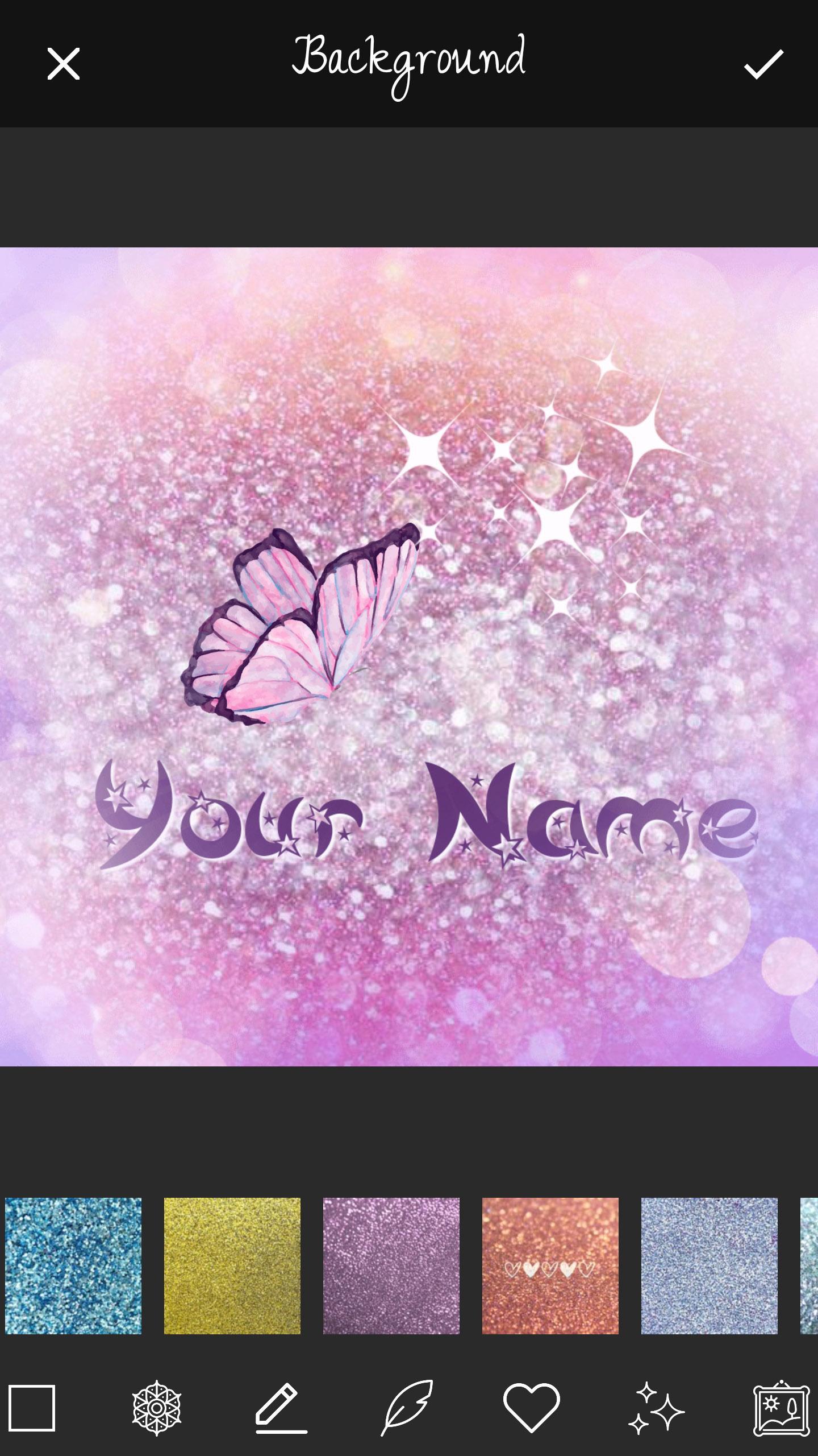 Download Glitter Name Art Maker android on PC