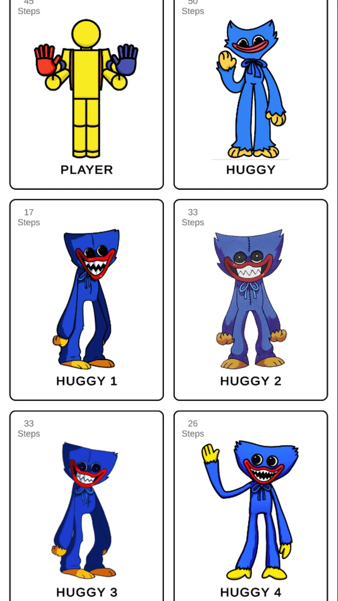 Download How To draw Huggy android on PC