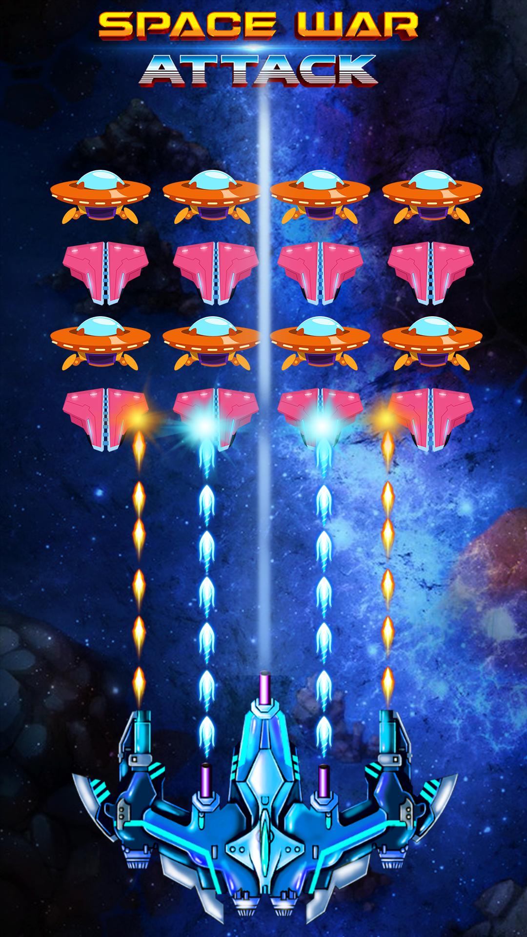 Download Space War Attack : Galaxy Invader android on PC