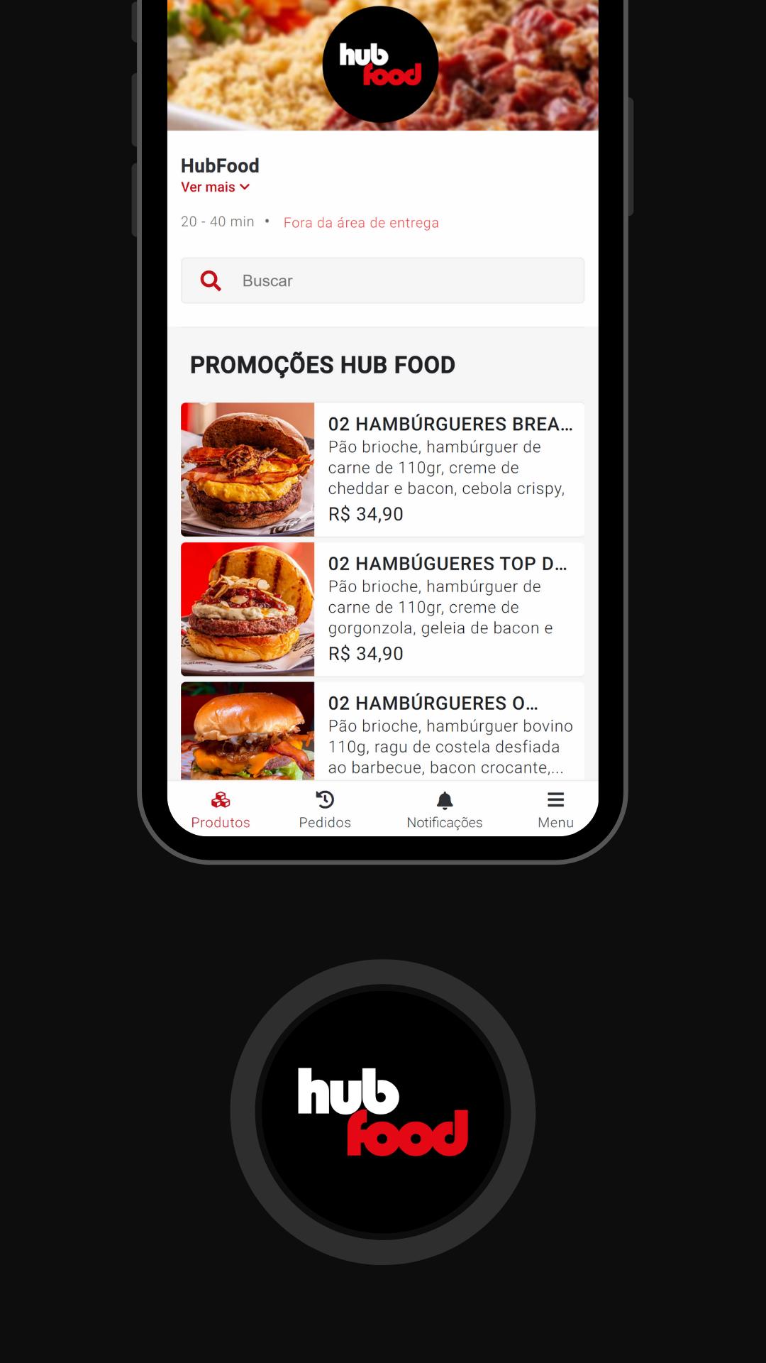 Download Hub Food android on PC