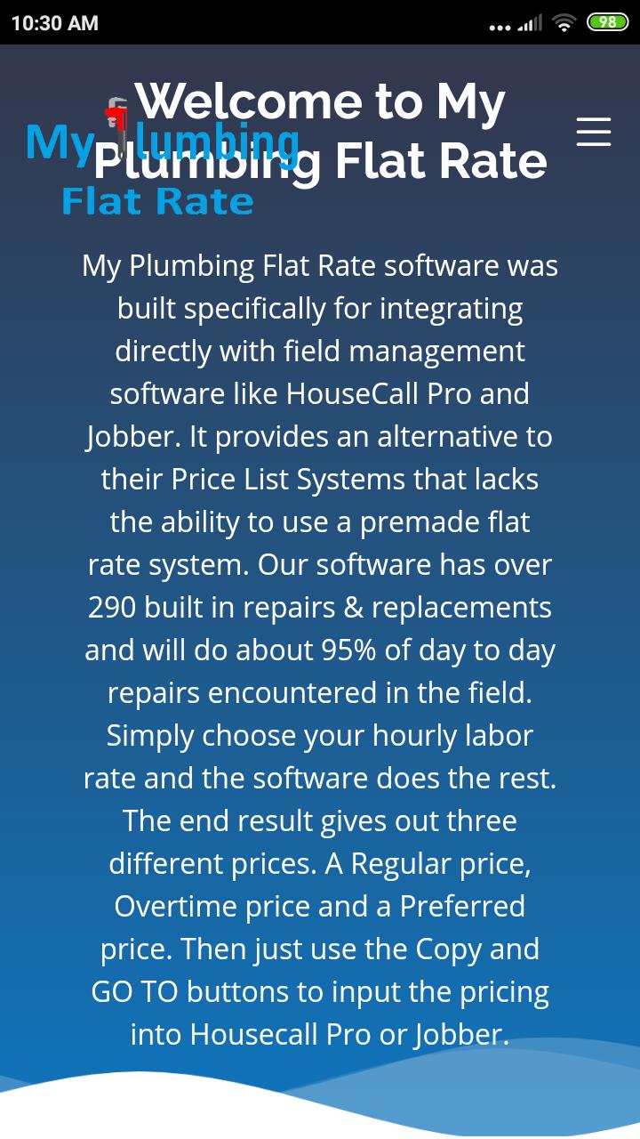 Download My Free Plumbing Flat Rate android on PC