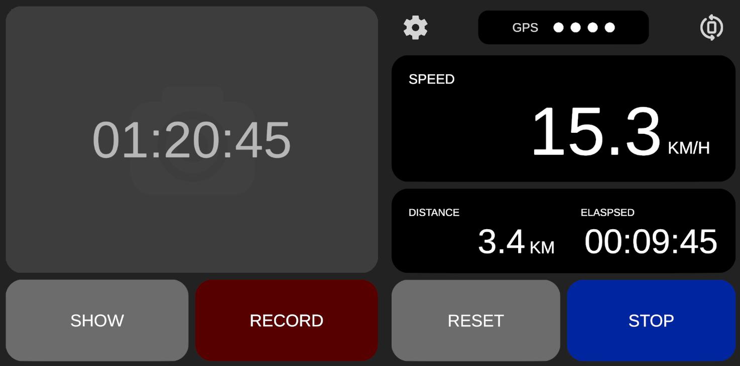 Download SpeedON - Bike DashCam. android on PC