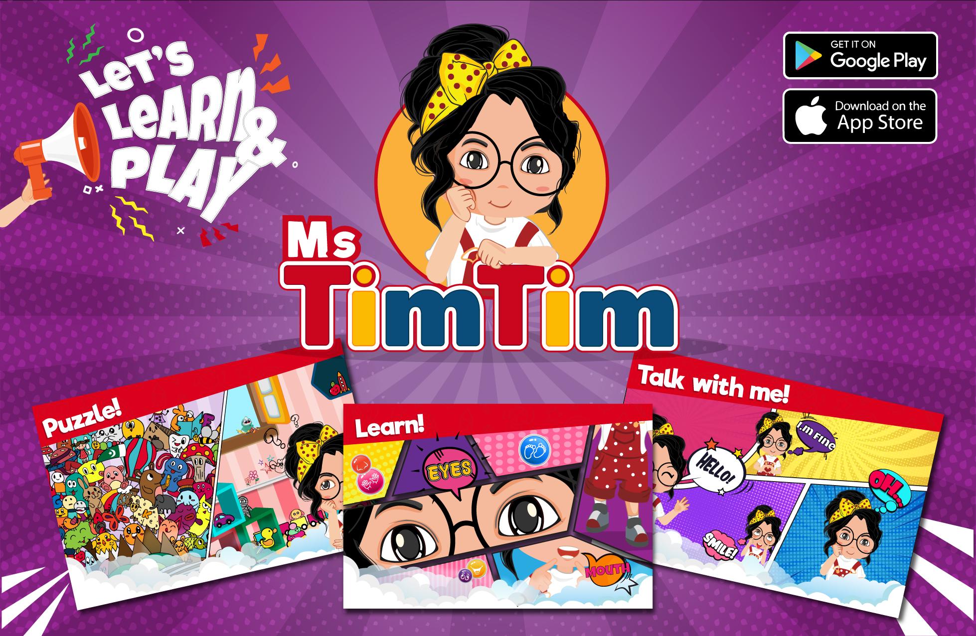 Download Ms Tim Tim: Kids Learning Game - Educational Games android on PC