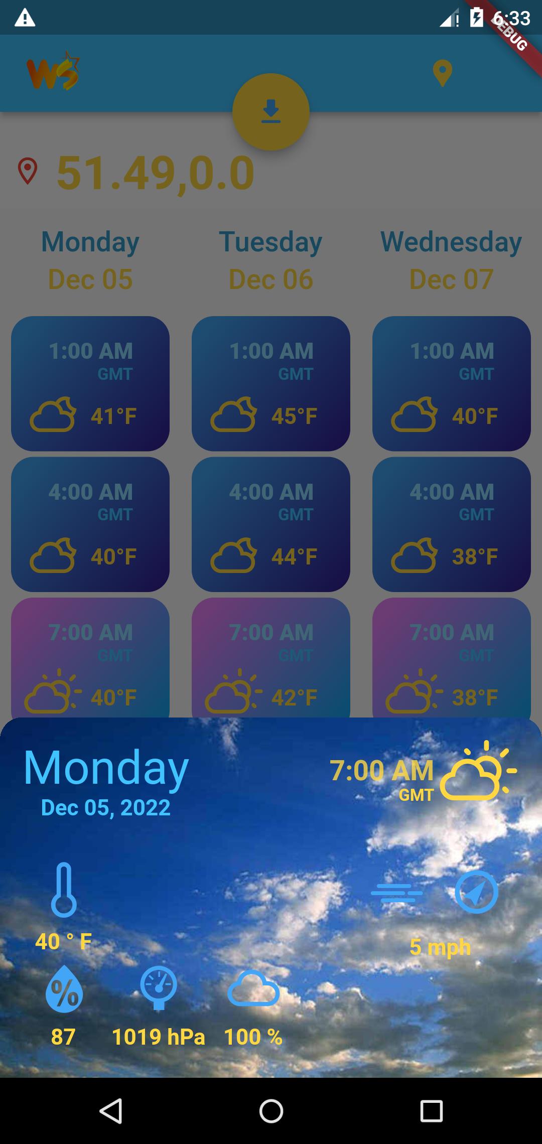Download WeatherStar android on PC
