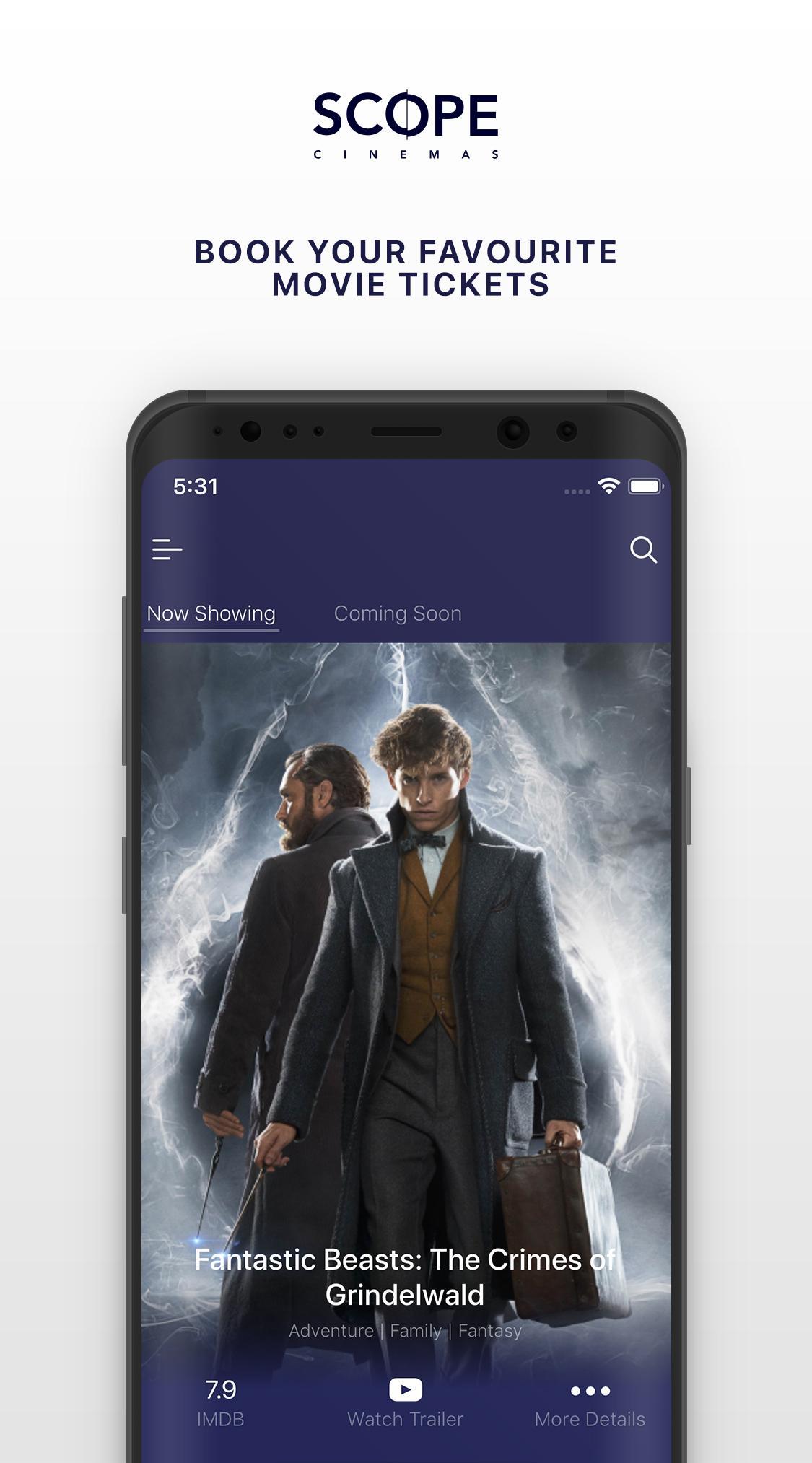 Download Scope Cinemas - Movie Tickets android on PC