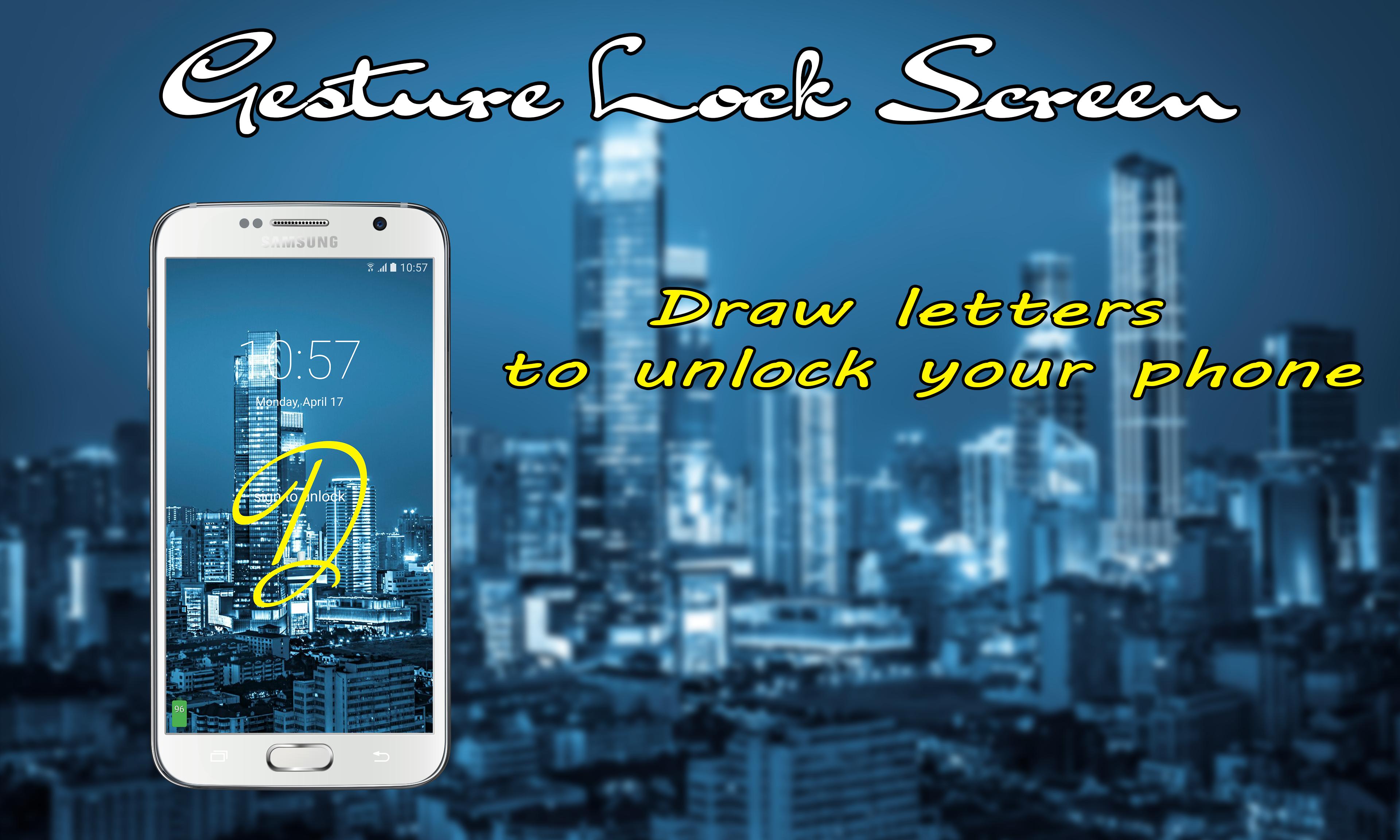 Download Gesture Lock Screen android on PC